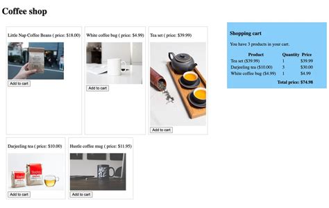 React Practice Build A Simple Shopping Cart Using React Query Rreactjs