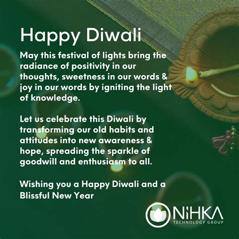 Nihka Technology Group On Linkedin Diwali Lights Festival Hindi Happydiwali