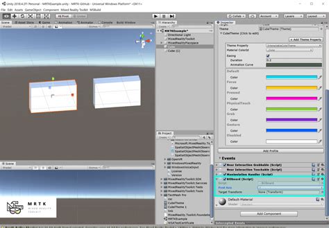 Mrtk 101：如何使用混合现实工具包unity进行基本交互（hololens 2，hololens，windows混合现实，open Vr