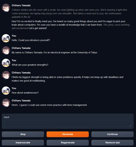 Text Generation Web Uiをチャットモードで使用する方法 ぺんぎんや