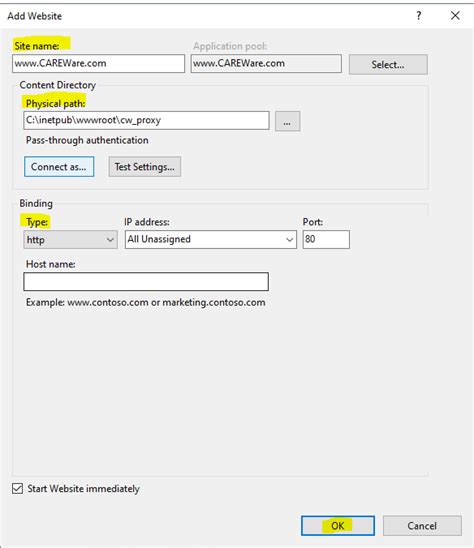 Instructions For Setting Up Careware 6 Using Iis As A Reverse Proxy