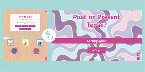 tenses interactive sorting game twinkl go teacher made