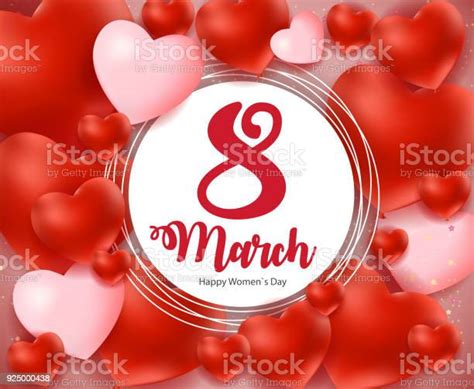 포스터 국제 행복 한 여자의 하루 8 3 월 꽃 인사말 카드 벡터 일러스트 레이 션 3월에 대한 스톡 벡터 아트 및 기타 이미지 3월 8 International