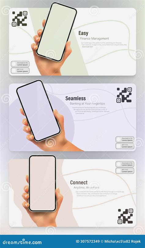 Qr Codes Templates Qr Codes Smartphones Scans Scan Me Mobile App Phone Tags Contactless