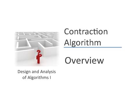 Graphs Dsa Contrac On Algorithm Overview Design And Analysis Of Algorithms I Tim Roughgarden