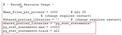 Verify Postgresql Server Configuration For Monitoring Arcturus