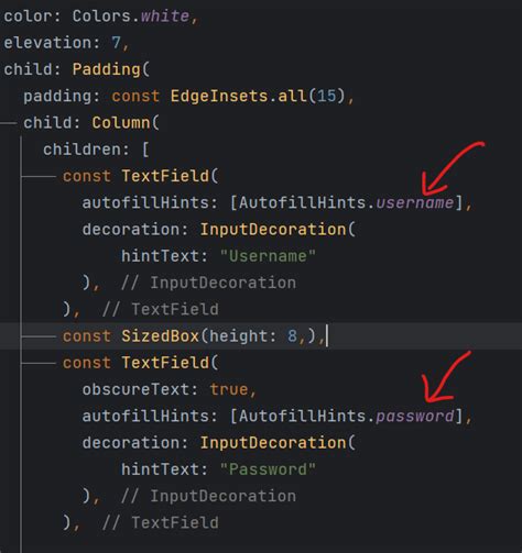 Flutter Autofill Email And Password Like Netflix Stack Overflow