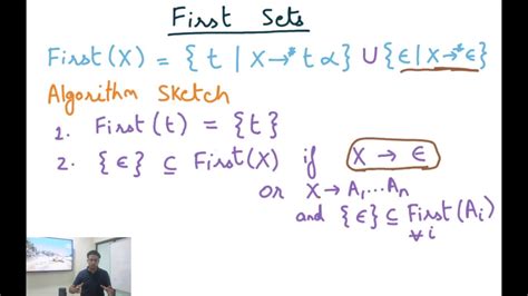 Compiler Design Module 22 Constructing First Sets Youtube