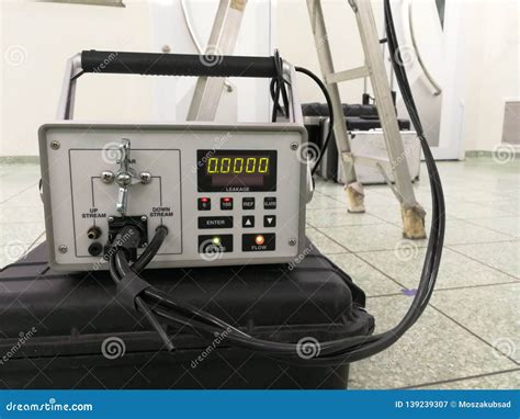 particle counter or aerosol photometer stock image image of laminar