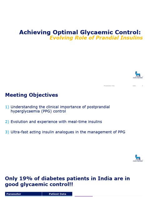 Achieving Optimal Glycaemic Control Pdf Diabetes Management