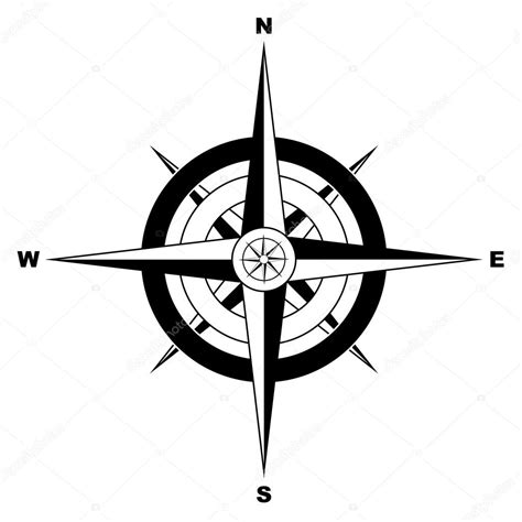 Simple Compass Vector
