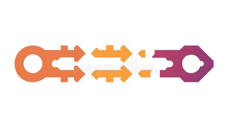 Abstract Chain Link Symbol For Connection Vector Design Generative Ai Stock Vector