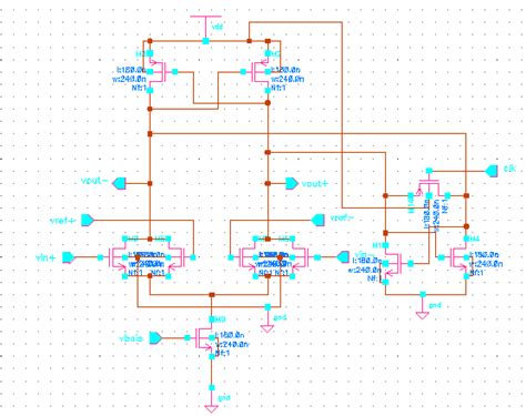 Schematic View Of Preamplifier Latch Comparator Download Scientific Diagram