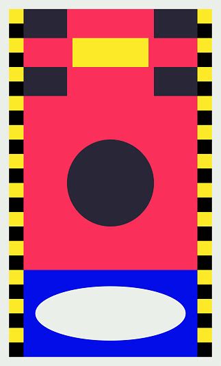 추상적 인 수평 기하학적 아트 워크 디자인 간단한 모양과 그림 0명에 대한 스톡 벡터 아트 및 기타 이미지 0명 개성 개념