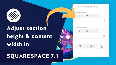 Squarespace Adjust Section Height And Content Width In Squarespace 71