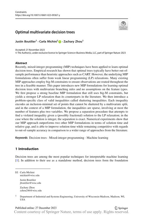 Optimal Multivariate Decision Trees