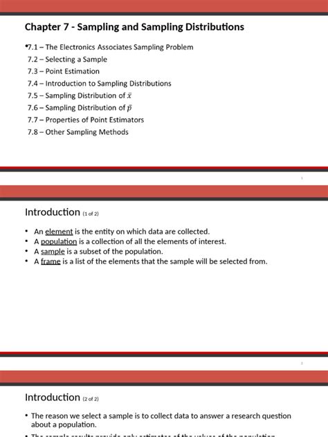Session 7 Pdf Sampling Statistics Standard Error