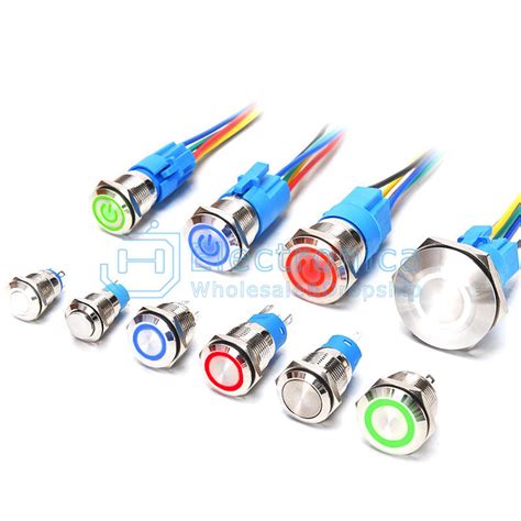 12161922mm Metal Led Button Switch Jh B2b Wholesaleanddropship Online