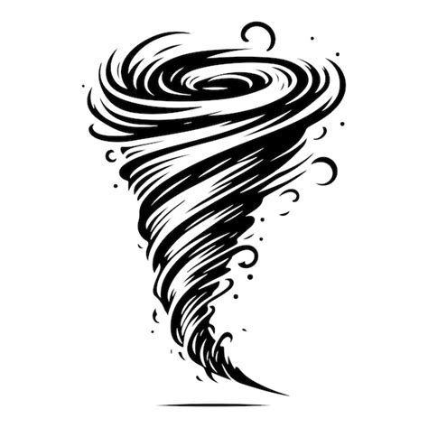 Premium Vector Tornado In Motionc