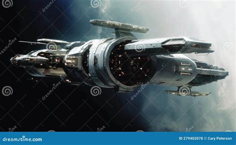The Voyage Of The Banshee Stock Illustration Illustration Of Spaceship 279402078
