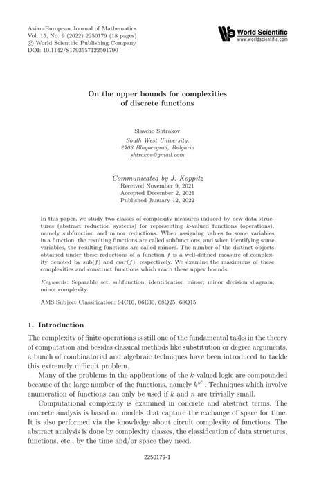 pdf on the upper bounds for complexities of discrete functions