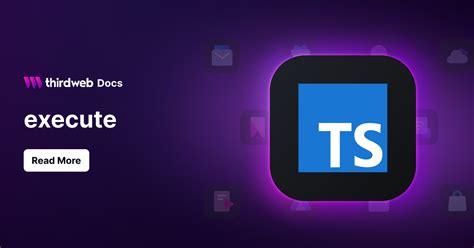 Execute Typescript Sdk