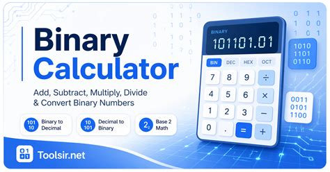 Binary Calculator Add Subtract Multiply And Convert Binary Numbers