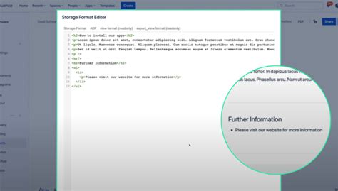 Storage Format Editor For Confluence Free Atlassian Marketplace