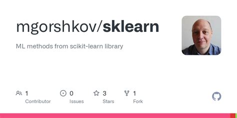 GitHub Mgorshkov Sklearn ML Methods From Scikit Learn Library