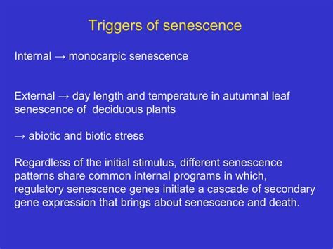 Ageing And Senescence Ppt