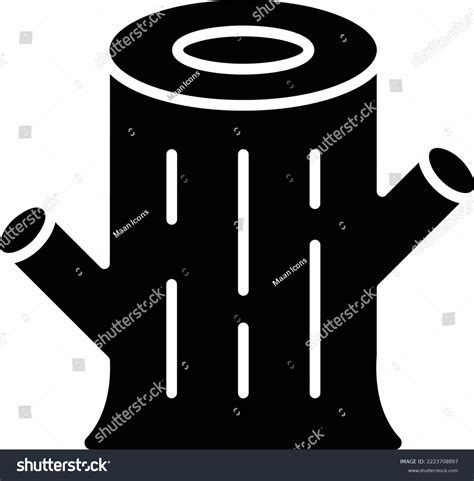 Tree Log Vector Icon Can Be Stock Vector Royalty Free 2223708897