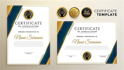 เทมเพลตใบรับรองประกาศนียบัตรที่ทันสมัยสำหรับการใช้งานอเนกประสงค์ เทมเพลตดาวน์โหลดฟรีบน Pngtree