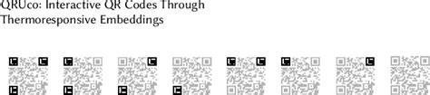 Figure 2 From QRUco Interactive QR Codes Through Thermoresponsive