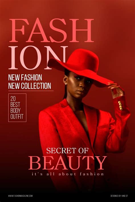 Fashion Magazine Cover Design Fashion Model Banner Model Flyer