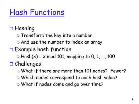 Ppt Lecture 12 Distributed Hash Tables Powerpoint Presentation Free