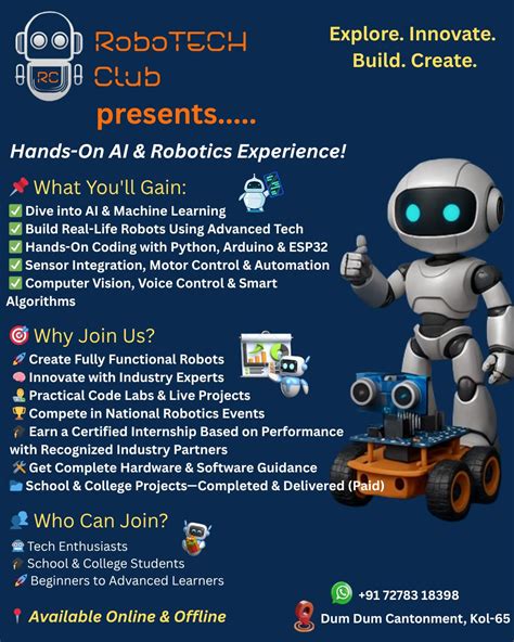 Ai Robotics Internship Techenthusiasts Machinelearning Pythoncoding Futuretech