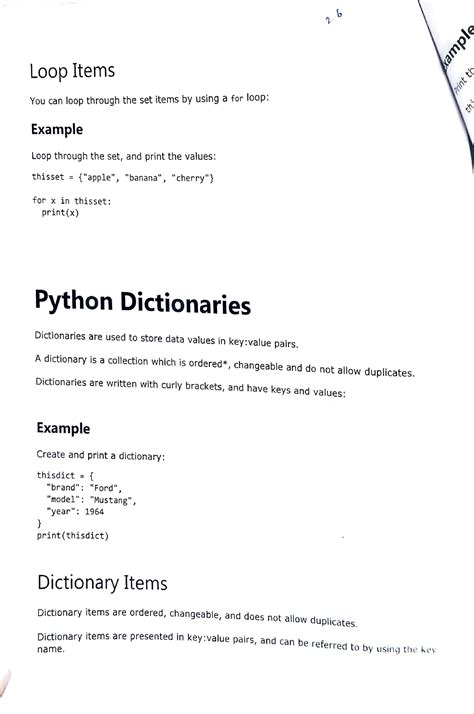 Pps Notes Part 2 B Loop Items You Can Loop Through The Set Items By