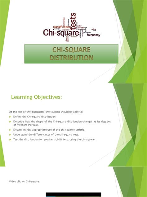 Module 5a Chi Square Introduction Goodness Of Fit Test Pdf Chi Squared Distribution