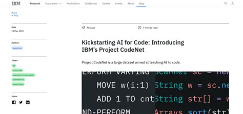 Discover Project Codenet By Ibm Ai Powered Search Engine For Code