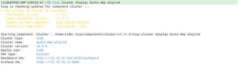 在两个同版本集群上运行同样的sql有报错 Tidb 的问答社区