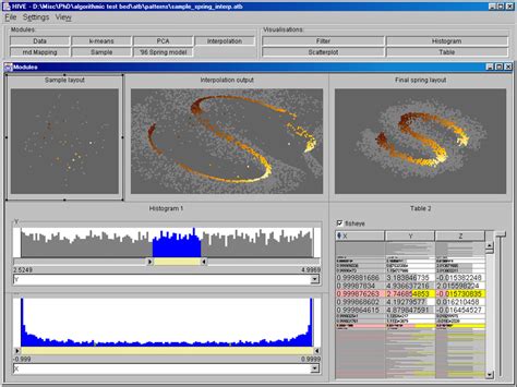 Two Screen Shots Of The Hive Interface The Image On The Left Download Scientific Diagram