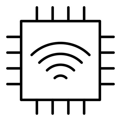 Smart Chip Icon Style 20879167 Vector Art At Vecteezy