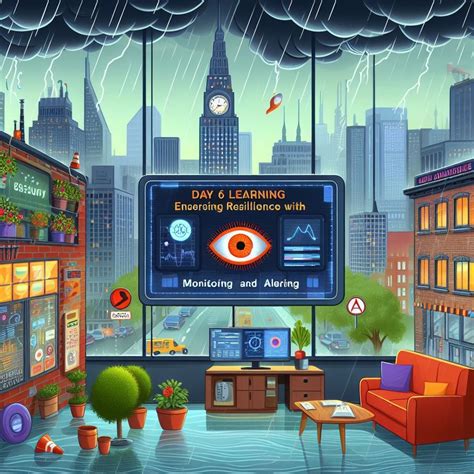 🚀 day 6 ensuring resilience with monitoring and alerting 🛡️ by vinoth subbiah jan 2024