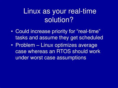 Ppt Real Time Linux Operating Systems Powerpoint Presentation Free Download Id 570761