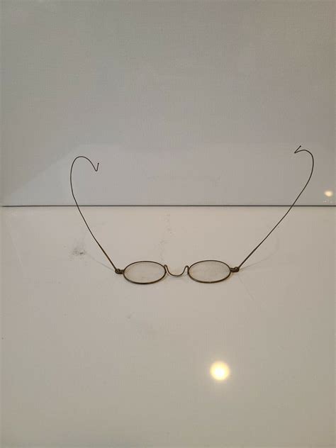 1924 Antique Wire Rimmed Eyeglasses Eye Glasses Gem
