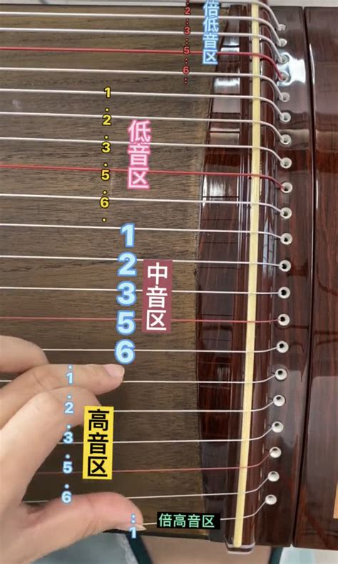 初学古筝如何认弦 哔哩哔哩