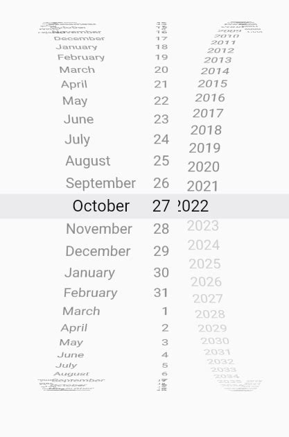 Cupertinodatepicker Is Curving The Wrong Way When Screen Is Wide