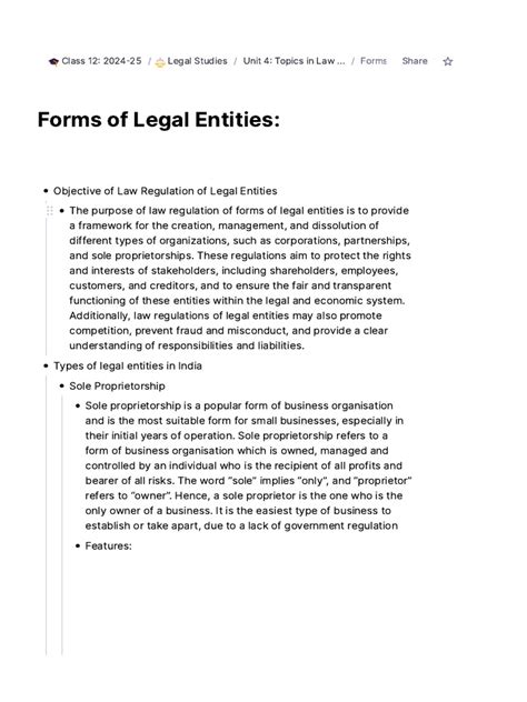 Forms Of Legal Entities Pdf Limited Liability Partnership Partnership