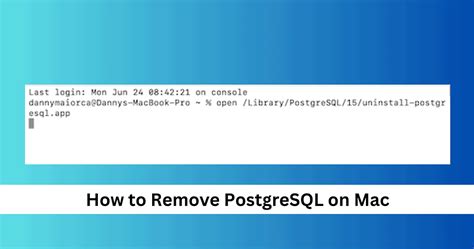 How To Completely Uninstall Postgresql On Your Mac The Mac Observer