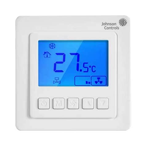 Field Instruments Jonson Controls T5000 Lcd Digital Fan Coil Thermostat T5200 Tf 9js0